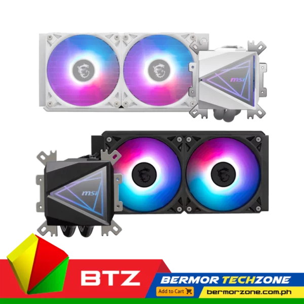 MSI MAG CORELIQUID I240 240 mm AIO Liquid Cooling System - Black ...