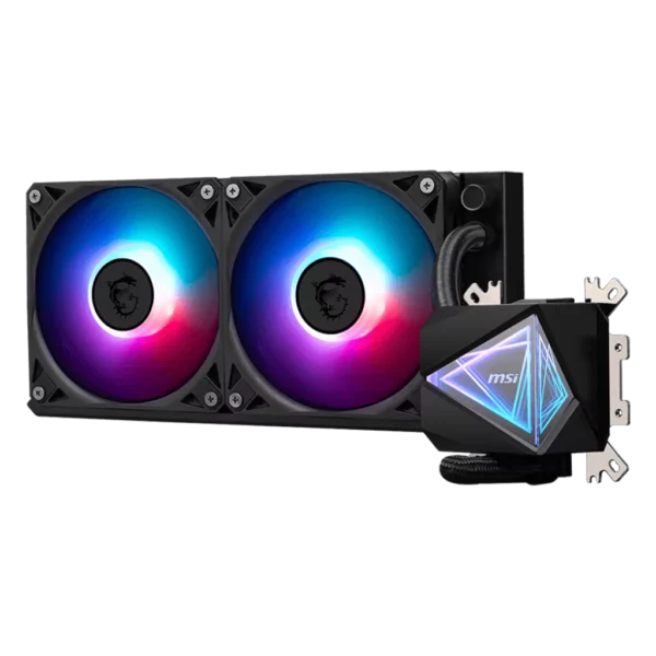 MSI MAG CORELIQUID I240 240 mm AIO Liquid Cooling System - Black ...