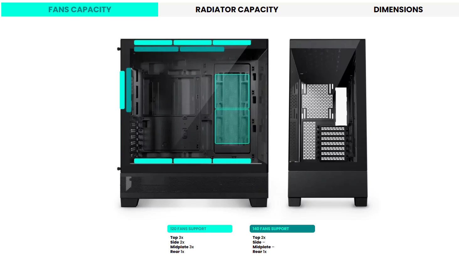 Phanteks XT View Near Seamless Glass Setup E-ATX Chassis with 3 D-RGB ...
