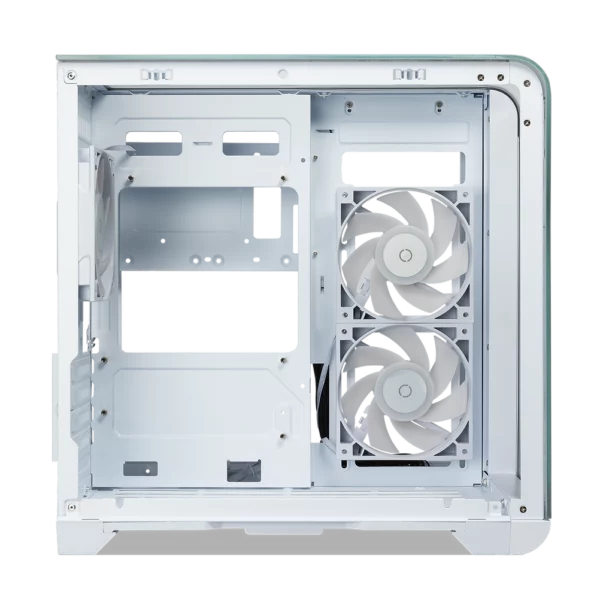 Tecware ARC M Curved TG MATX Case with Temperature Display and 3 ARGB ...