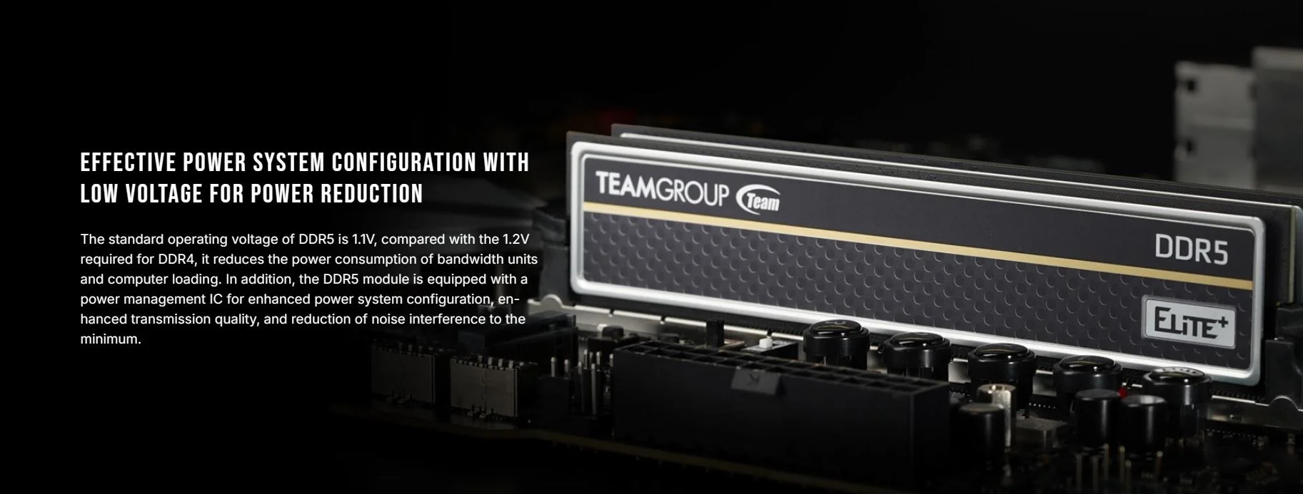 TEAMGROUP ELITE PLUS DDR5 16GB | 2x16 32GB 5600Mhz CL46 Single Desktop ...