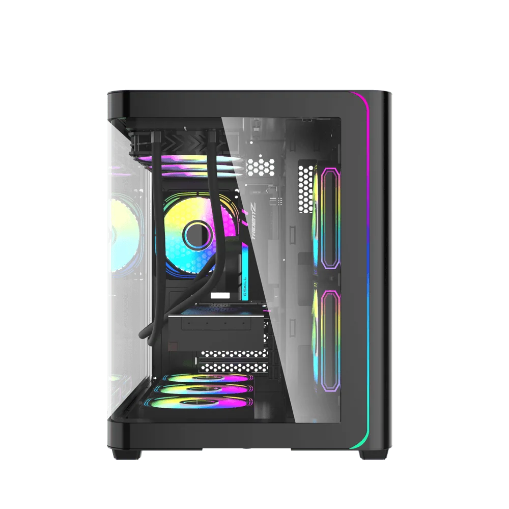 Darkflash L285M Luxury M-ATX PG Curved Glass Panel PC Case | Bermor ...