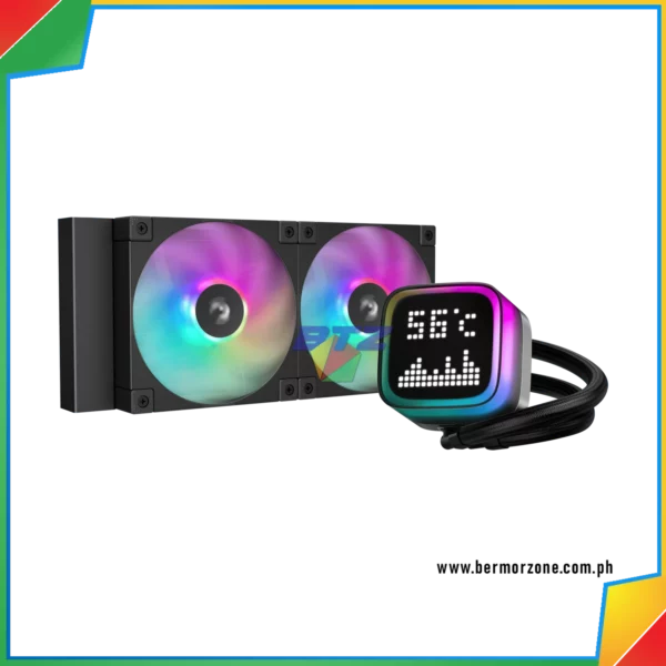 Deepcool LP240 AIO Liquid Cooling System with Custom Pixelated Display R-LP240-BKMSNC-G-1 ...