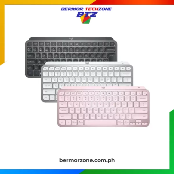 Logitech MX KEYS Mini Keyboard - Graphite | Rose | Pale Grey | Bermor ...