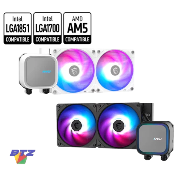 MSI MAG CORELIQUID A13 240 AIO Liquid Cooling System | Bermor Techzone BTZ