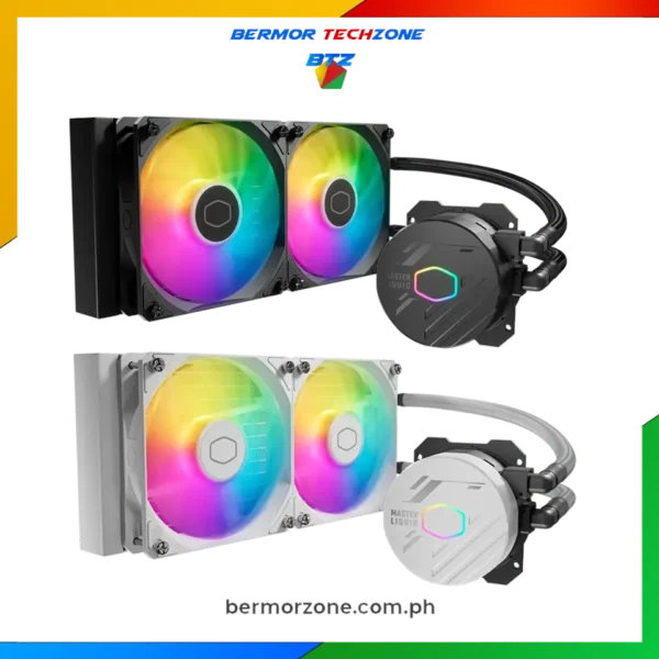 Cooler Master Masterliquid 240L CORE ARGB AIO CPU Cooler Black | White ...