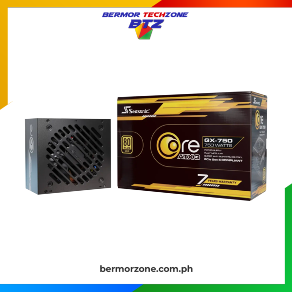 Seasonic CORE GX ATX 3 (2024) 650W | 750W | 850W 80 Plus Gold ATX 3.1 & PCIe 5.1 Fully Modular ...