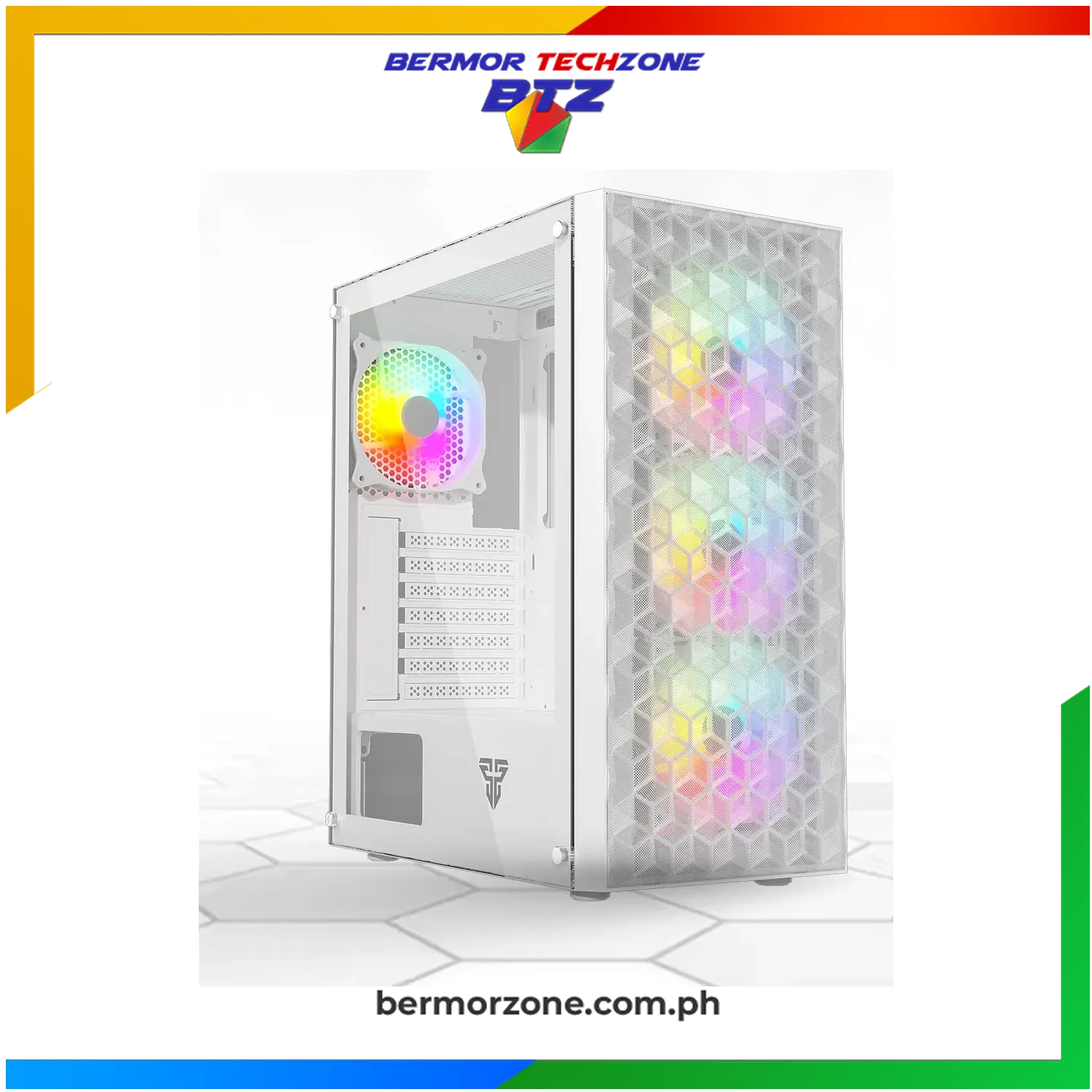 Fantech CG83 Aero 2 w/ FRGB Fan PC Case | Bermor Techzone BTZ