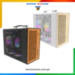 DarkFlash WD200 M-ATX Wooden Edition PC Case - Black | White | Bermor ...