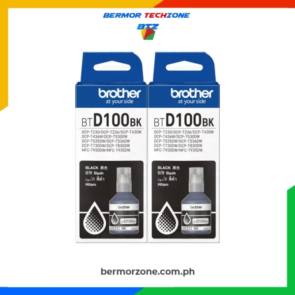 Brothers BTD100BK Ink Bottle | Bermor Techzone BTZ