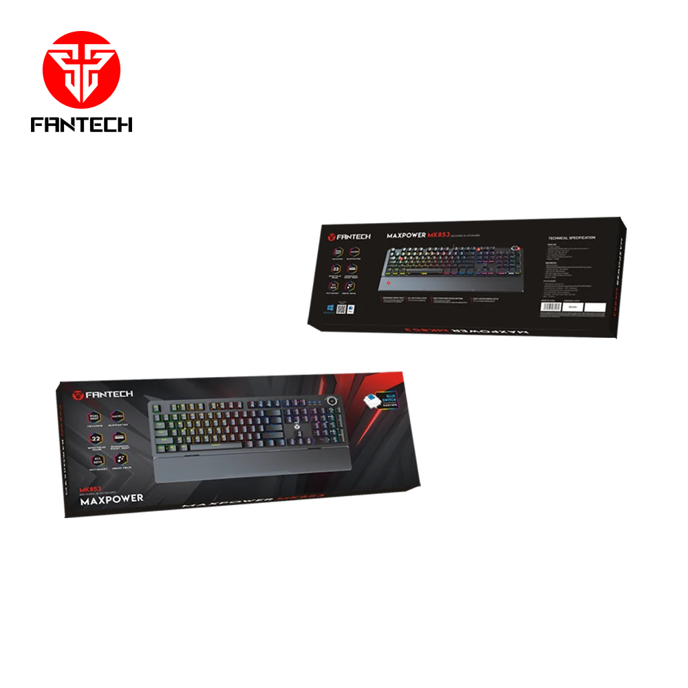 Fantech MK853 V2 Maxpower RGB Macro Supported Mechanical Gaming ...
