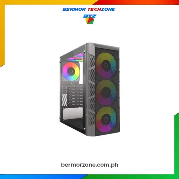 Trendsonic Echo Mesh Front/TG Side ATX Gaming Case | Bermor Techzone BTZ