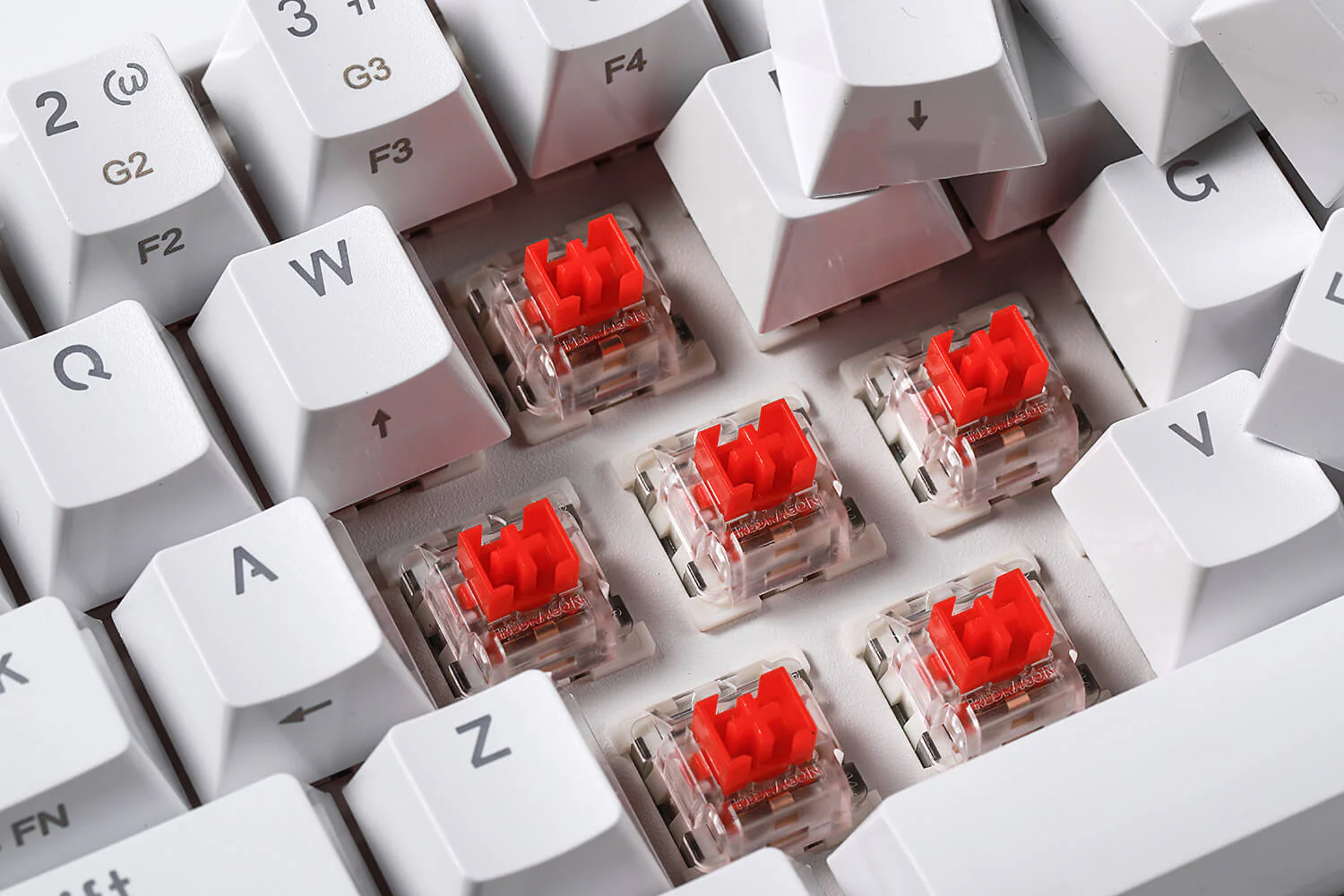 Redragon Switch A100 Standard Switch 100PCS/Pack | White Base Red ...