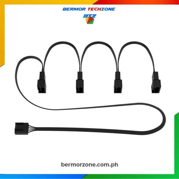ARCTIC 4-Pin PWM Fan Splitter Cable PST Splitter Cable for Four Fans ...