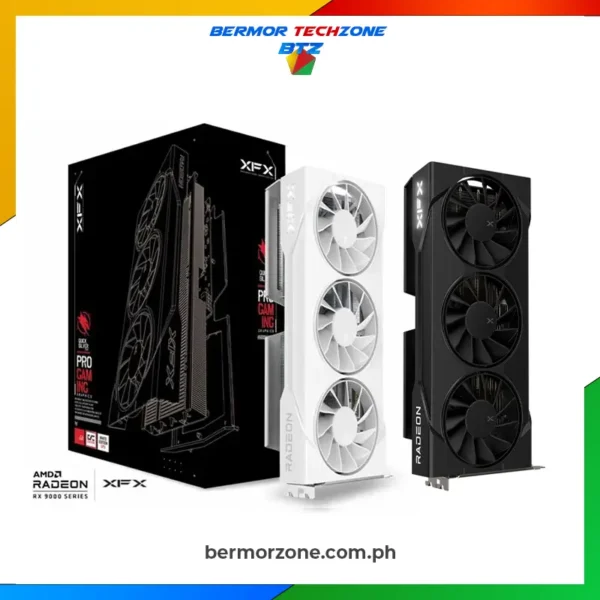 XFX Swift AMD Radeon RX 9060 XT OC Triple Fan 16GB GDDR6 Graphics Card ...