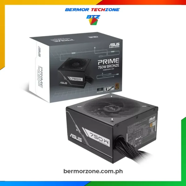 Asus Prime 650W | 750W 80 Plus Bronze Power Supply | Bermor Techzone BTZ