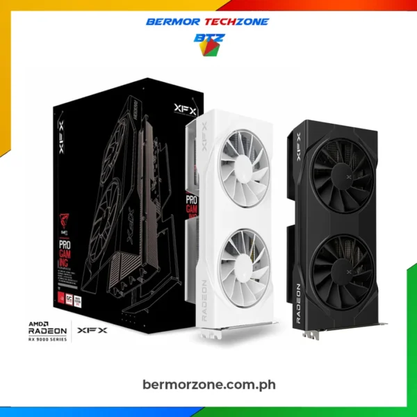 XFX Swift AMD Radeon RX 9060 XT OC Gaming Edition 8GB Dual Fan Graphics ...
