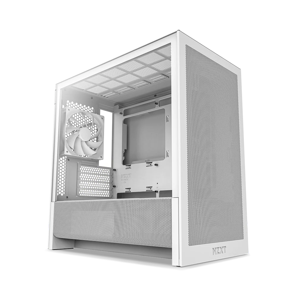 NZXT H3 Flow (2025) Micro Atx Airflow Case - Black | White | Bermor ...