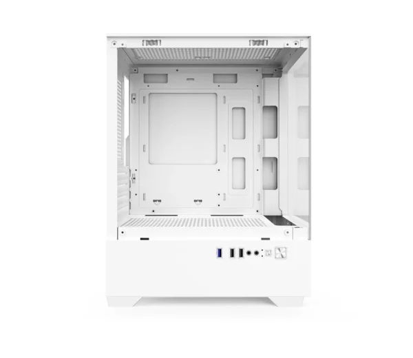 CVS 501 mATX TG Front and Side Panel PC Case Black | White | Bermor ...