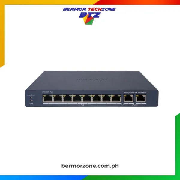 Hikvision DS-3E1310P-EI/M 8 Port Fast Ethernet Smart POE Switch ...