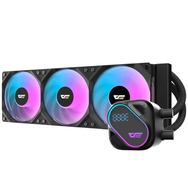 Darkflash Explore DO360 ARGB 360mm AIO Liquid Cooler – Black | White | Bermor Techzone BTZ
