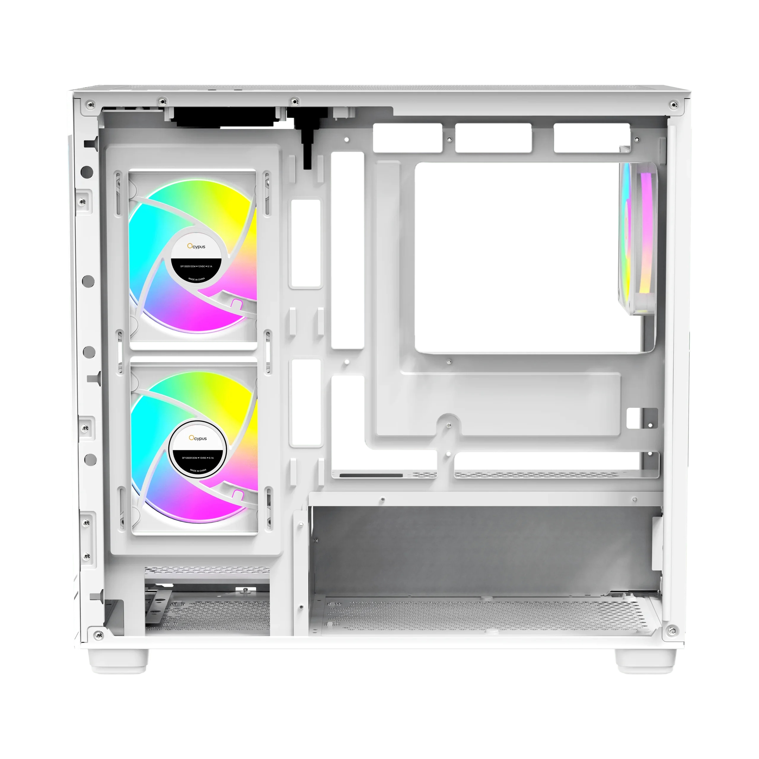 Ocypus Gamma C52 ARGB Panoramic Mini Tower Micro-ATX Case - Black ...