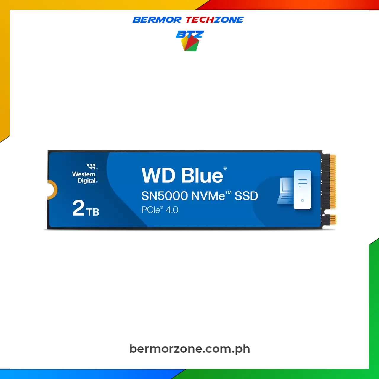 WD Blue SN5000 NVMe SSD 500GB | 1TB | 2TB | 4TB PCIe Gen 4.0 NVMe Solid State Drive | Bermor ...