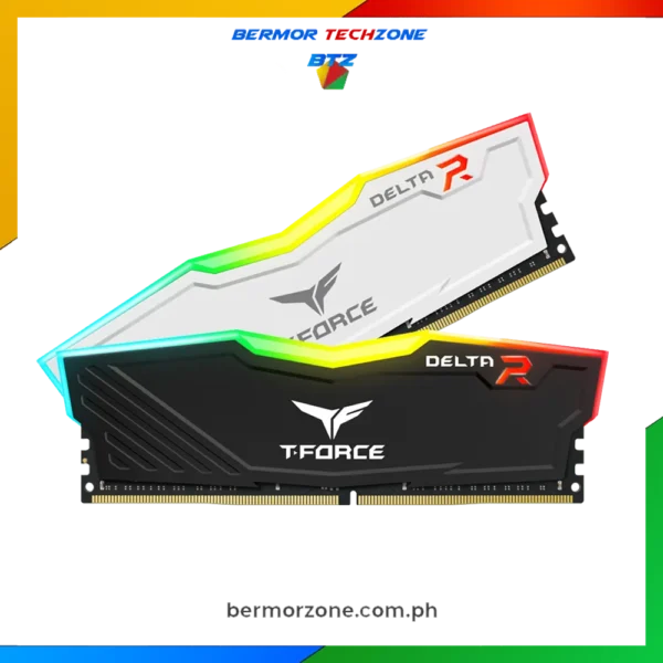 TEAMGROUP T-Force Delta RGB DDR4 16GB 3600MHz CL18 Desktop Memory ...