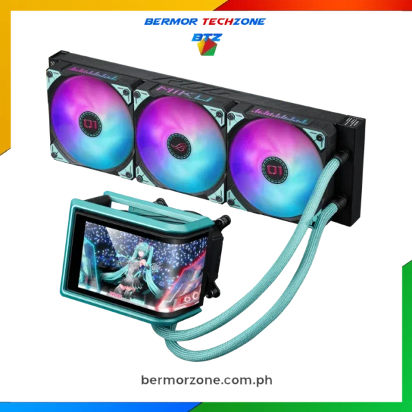 ASUS ROG Ryuo IV 360 ARGB Hatsune Miku Edition AIO Liquid Cooling ...
