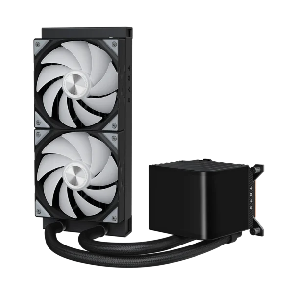 TRYX PANORAMA ARGB 240mm Liquid Cooler AIO with Curved OLED Display ...