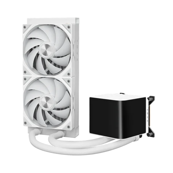 TRYX PANORAMA ARGB 240mm Liquid Cooler AIO with Curved OLED Display ...